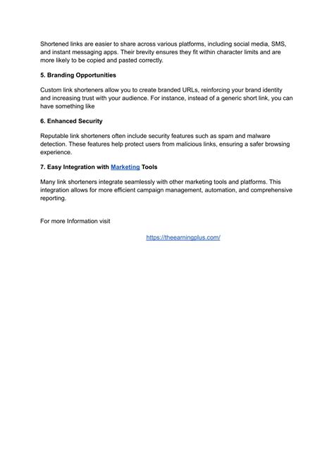 Ppt 7 Benefits Of Using A Link Shortener Powerpoint Presentation