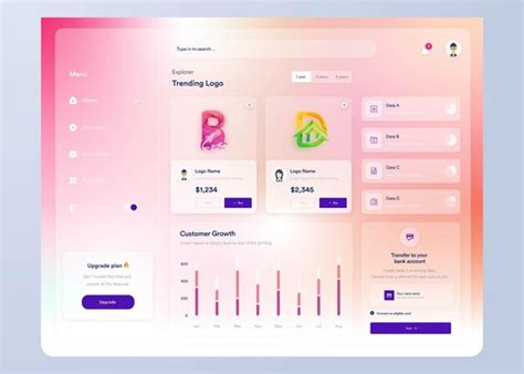 Premium Vector Infographic Dashboard Uiux Design With Graphs Charts