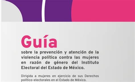 Promueve Ieem Derechos Político Electorales De Las Mujeres Línea Por