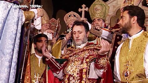 Նոյեմբերի 4 1999թվական Ամենայն հայոց Գարեգին Բ կաթողիկոսի օծումը Youtube