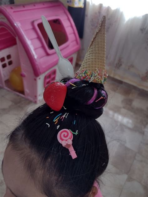 Peinado Loco Para Niña De Helado Hairdos For Short Hair Short Hair