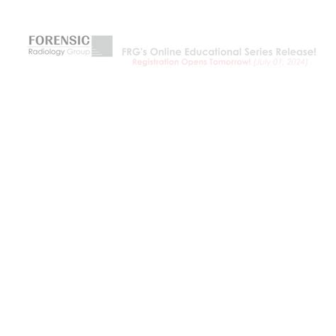 Forensic Radiology Group Llc On Linkedin Onlinelearning Educationalseries Forensicradiology