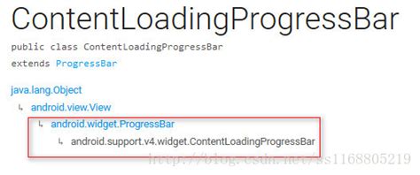 Androidui：progressbar Contentloadingprogressbar
