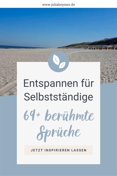69 berühmte Zitate Sprüche zum Entspannen Abschalten