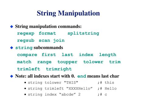 ppt programming using tcl tk powerpoint presentation free download id 3212060
