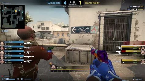 CS GO POV Demo Vitality ZywOo Vs G De Dust BLAST Premier