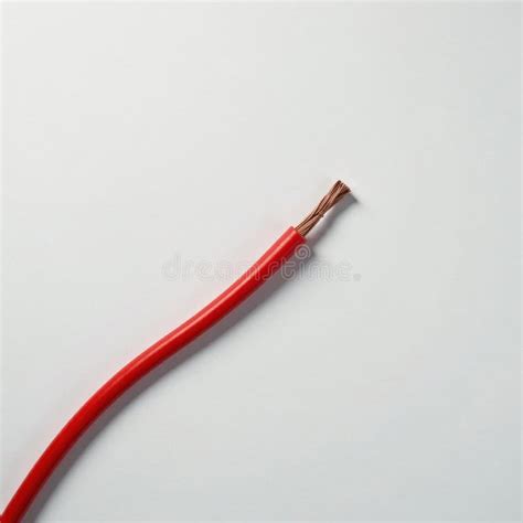 Thermocouple Wire Junction Against Pure White Backdrop Industrial