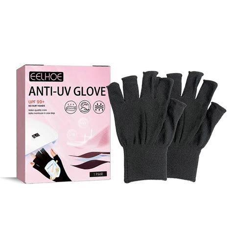 Anti Uv Glove Anti Suntan Hand Baking Lamp Blocking Gloves For Nail