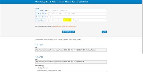 API Output Format Decisions