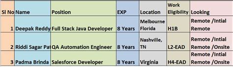 salesforce developer admin qa automation engineer corp to corp