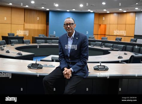 ITW du Président Paul Kagamé Kigali Rwanda on January 31 2020