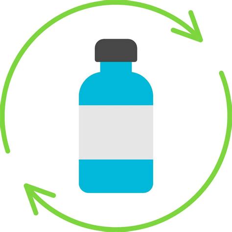 Bottle Recycling Flat Icon 36895701 Vector Art At Vecteezy