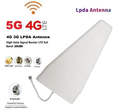 5g 4g Lpda Antenna 28dbi Full Band 690 3700mhz Outdoor Direct External
