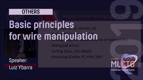 Basic Principles For Wire Manipulation Mlcto Academy