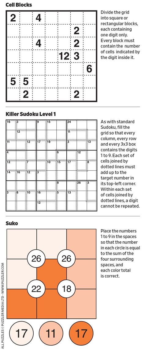 Number Puzzles Saturday October 1 Wsj