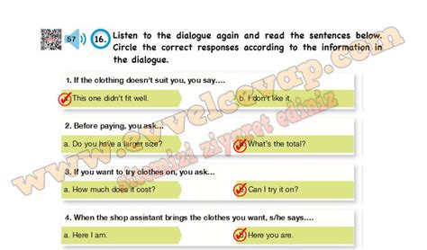 Listen To The Dialogue Again And Read The Sentences Below Circle The