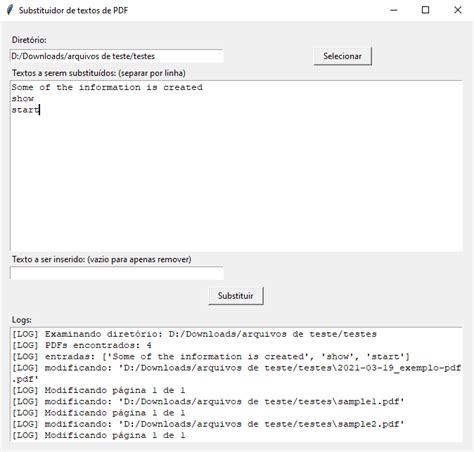 Github Danilo Bezerrasubstituidor De Texto Em Pdfs O Substituidor
