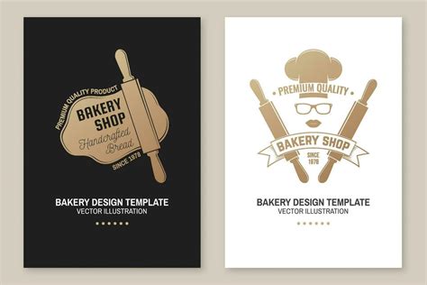 Set Of Bakery Shop Badge Vector Concept For Badge Shirt Label Print