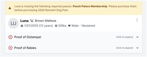 Required Passes Barkpass Documentation