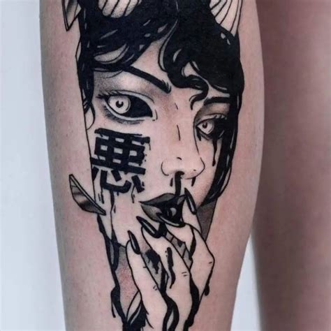 Demon Girl Tattoo Designs
