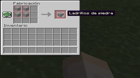 Como Hacer Ladrillos De Piedra En Minecraft Crafteo Ladrillo De Piedra