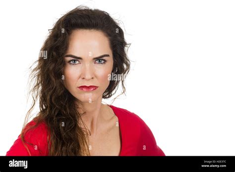 Annoyed Angry Woman Stock Photo Alamy