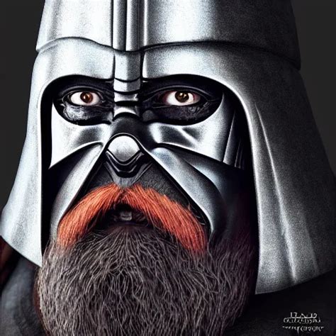 Darth Vador As A Dwarf Warrior In The Lords Of The Stable Diffusion