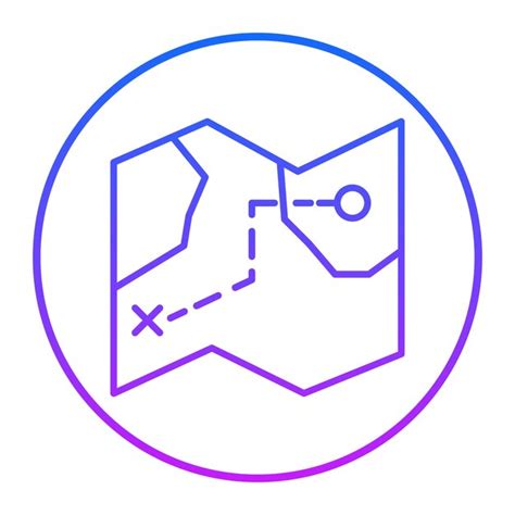 Premium Vector Treasure Map Vector Illustration