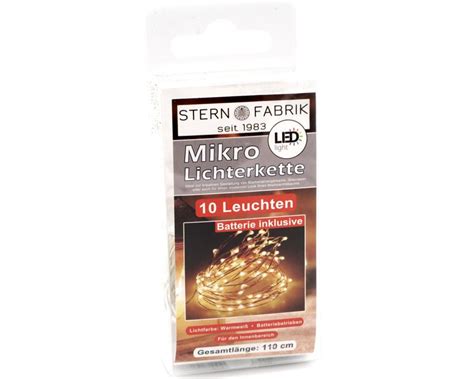 Lichterkette mit MikroLEDs warmweiß inkl xCR
