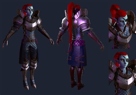 Undine Undertale — Polycount