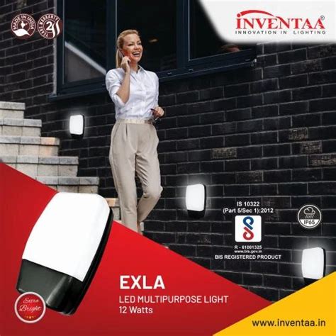 Polycarbonate Led Bulkhead Light Exla 12w For Outdoor Lighting At Rs 272 Piece In Chennai