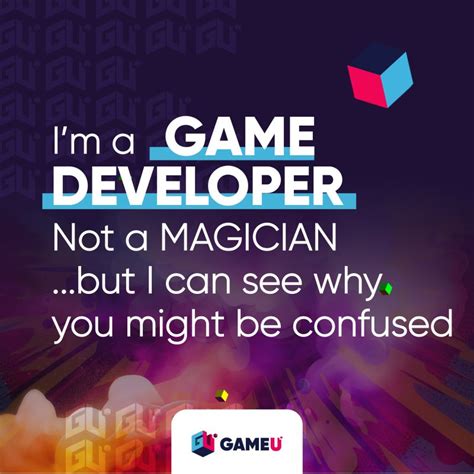 gameu on linkedin gamedeveloper gamedesign codingmagic gameu