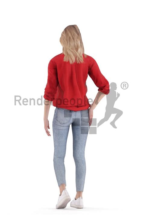 Isabelle Animated 003 Standing Renderpeople