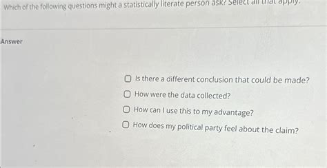 solved which of the following questions might a