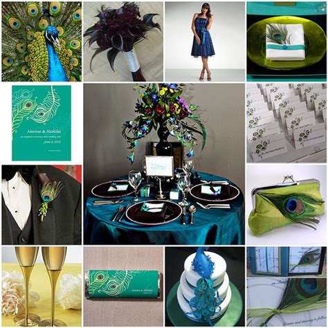 To Have And To Hold Peacock Wedding Theme