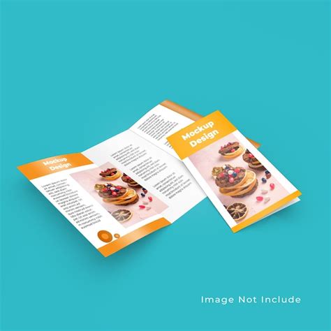 Brochure Conception De Maquette 3d Illustration Psd Premium