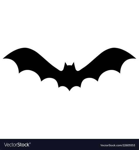 Silhouettes Of Bat Royalty Free Vector Image Vectorstock