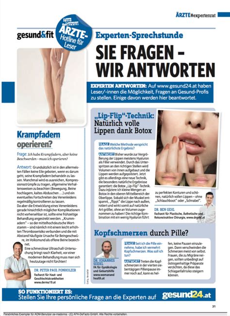 Botox® Lip Flip Dr Benjamin Gehl