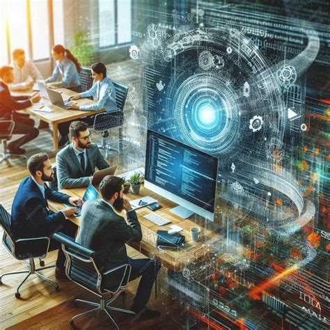 Software Developer In The Darkroom Premium Ai Generated Image