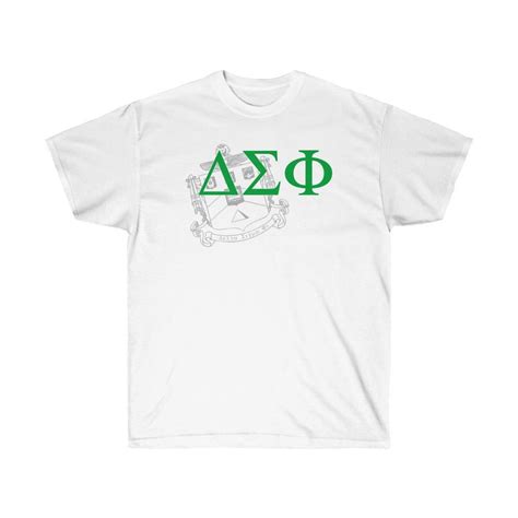 Delta Sigma Phi Greek Crest Cotton Tee — Greeku