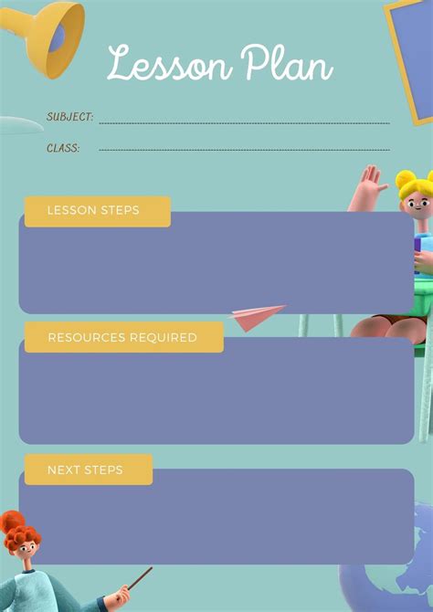Page 3 Lesson Plan Templates You Can Customize For Free Canva Artofit
