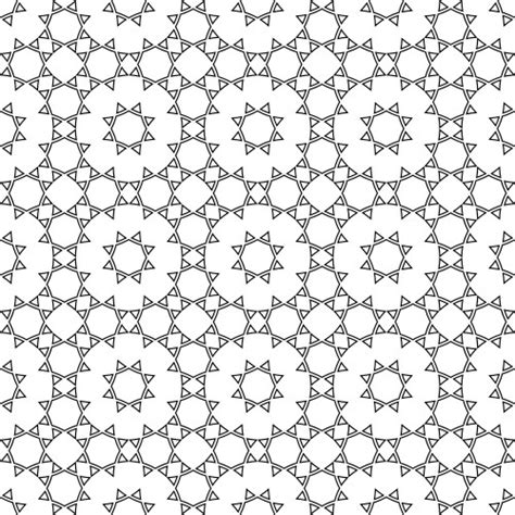 Chemistry Seamless Pattern Hexagonal Design Vector Image