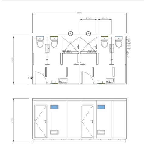 Plan U Ablution Suite 3m X 6m Ablutions Blocks By Cube Nz
