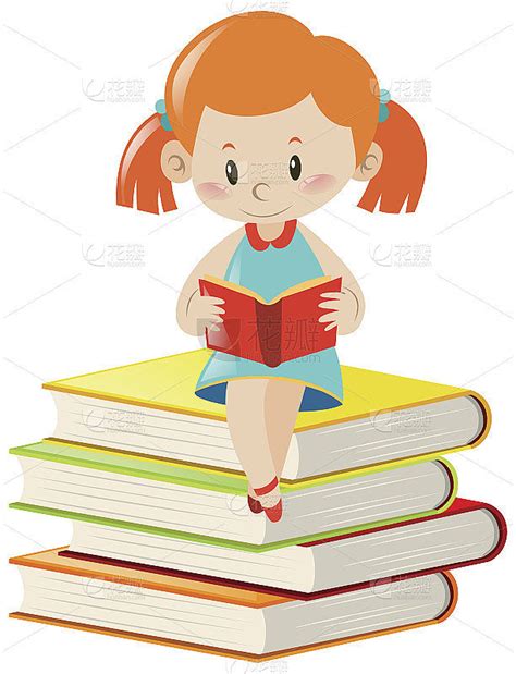 独自读书的女孩