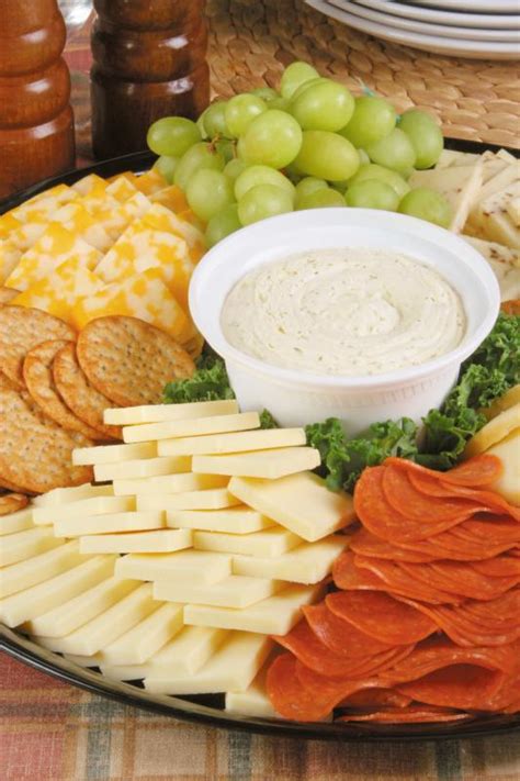 Cheese And Cracker Tray Prepared Food Photos Inc