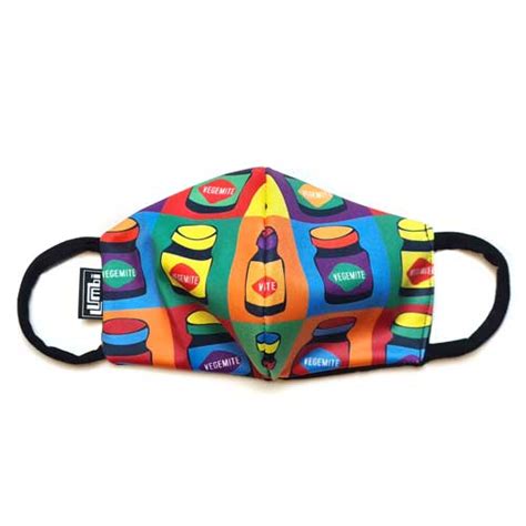 Face Masks Face Mask Vegemite Pattern Print