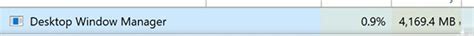 Severe Memory Leak With Desktop Window Manager · Issue 2468