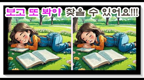 👉다른그림찾기 치매예방 보고 또 봐야 찾는 틀린그림찾기 게임 두뇌운동 숨은그림찾기 Find The Difference