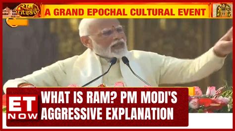 What Is Ram PM Modi S Aggressive Speech After Ayodhya Ram Mandir Pran Pratishtha Videos News