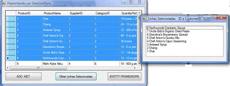 Vb Net Datagridview Obtendo Linhas Selecionadas
